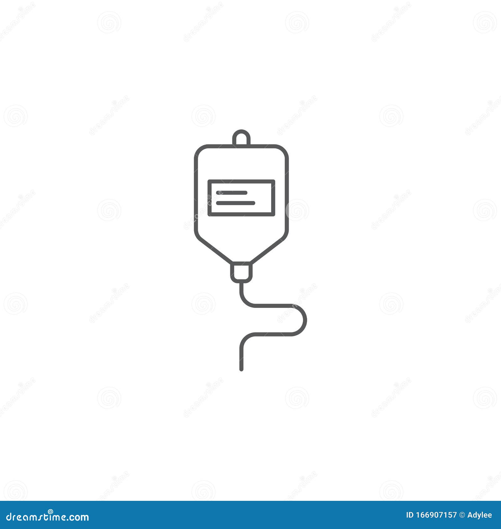 Infusion Drip Vector Icon Symbol Medical Isolated On White Background ...