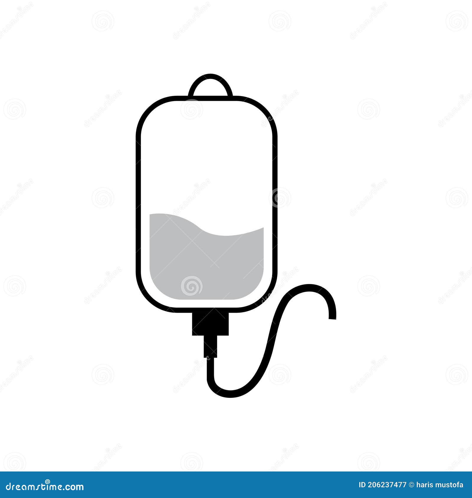 Infusion Icon On White Background. Blood Bag Sign. Intravenous Bag ...