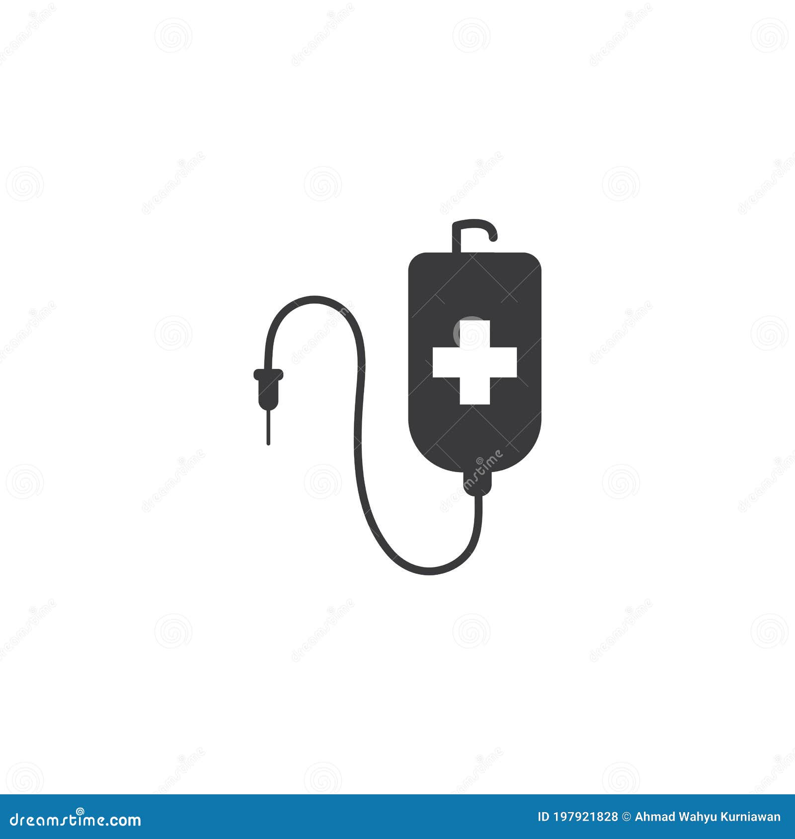 Infusion Icon On White Background. Blood Bag Sign. Intravenous Bag ...