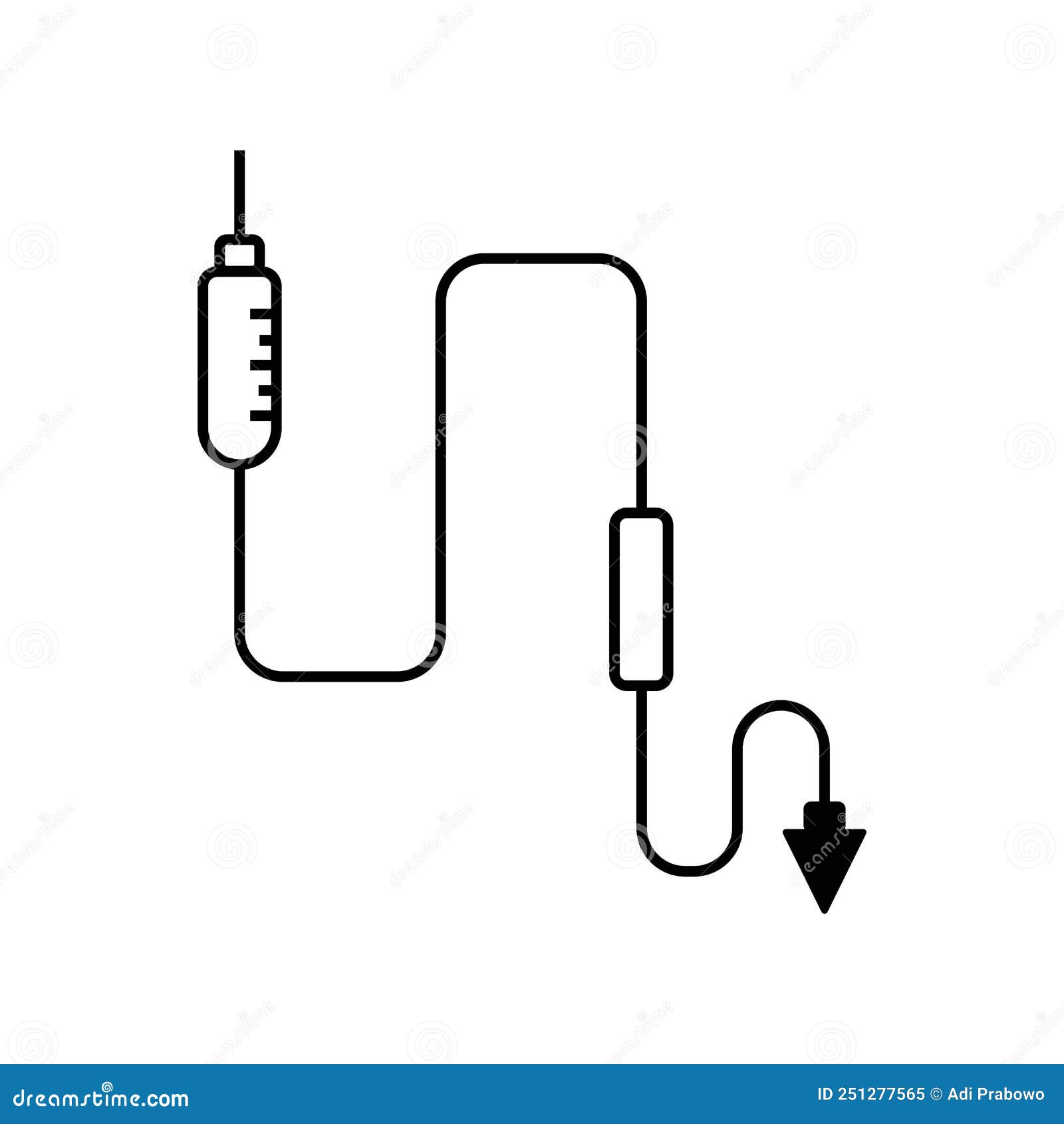 Infusion Icon Logo Vector Design Stock Vector - Illustration of patient ...