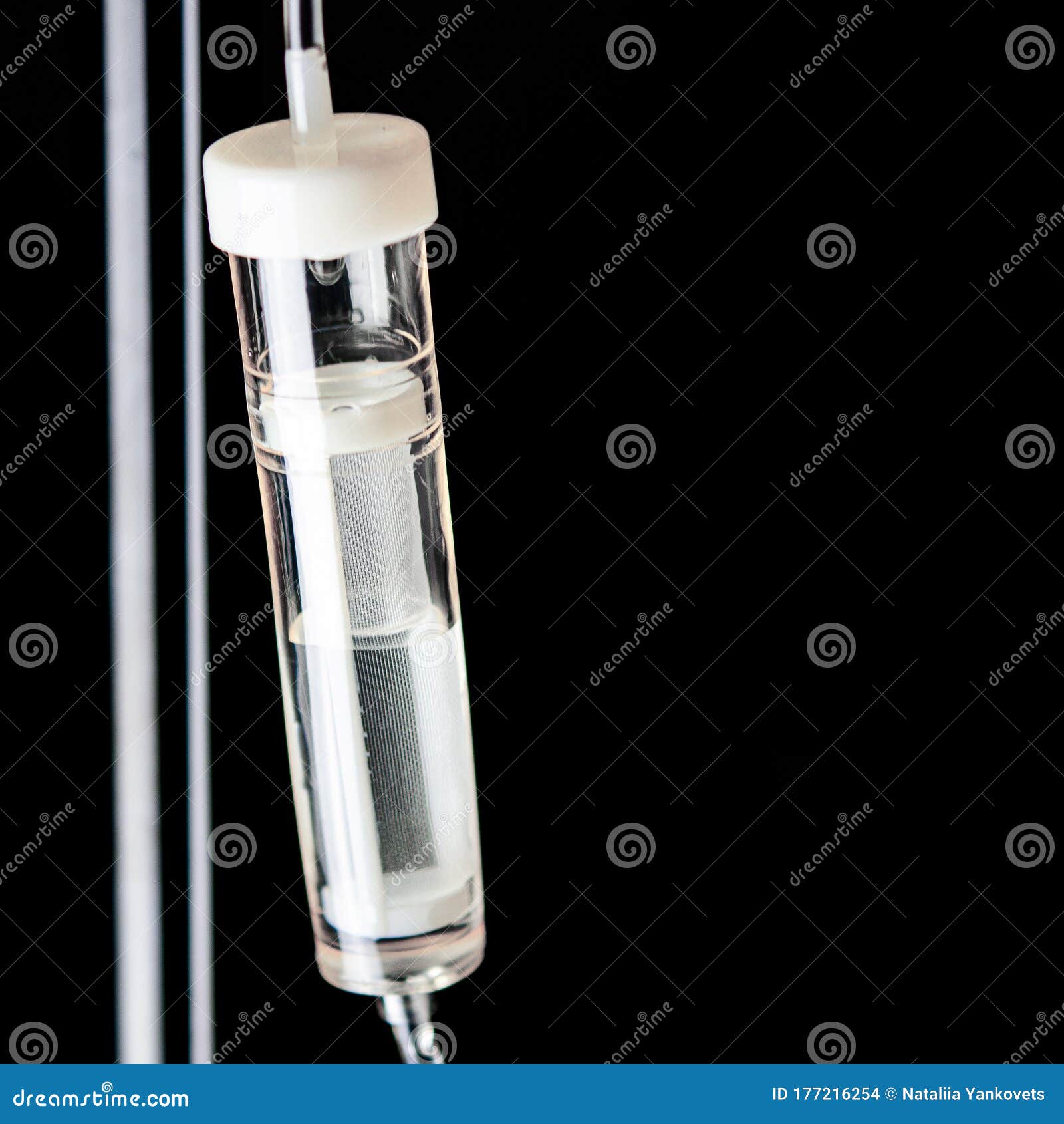 An Infusion System Filter for Intravenous Infusions Stock Photo - Image ...