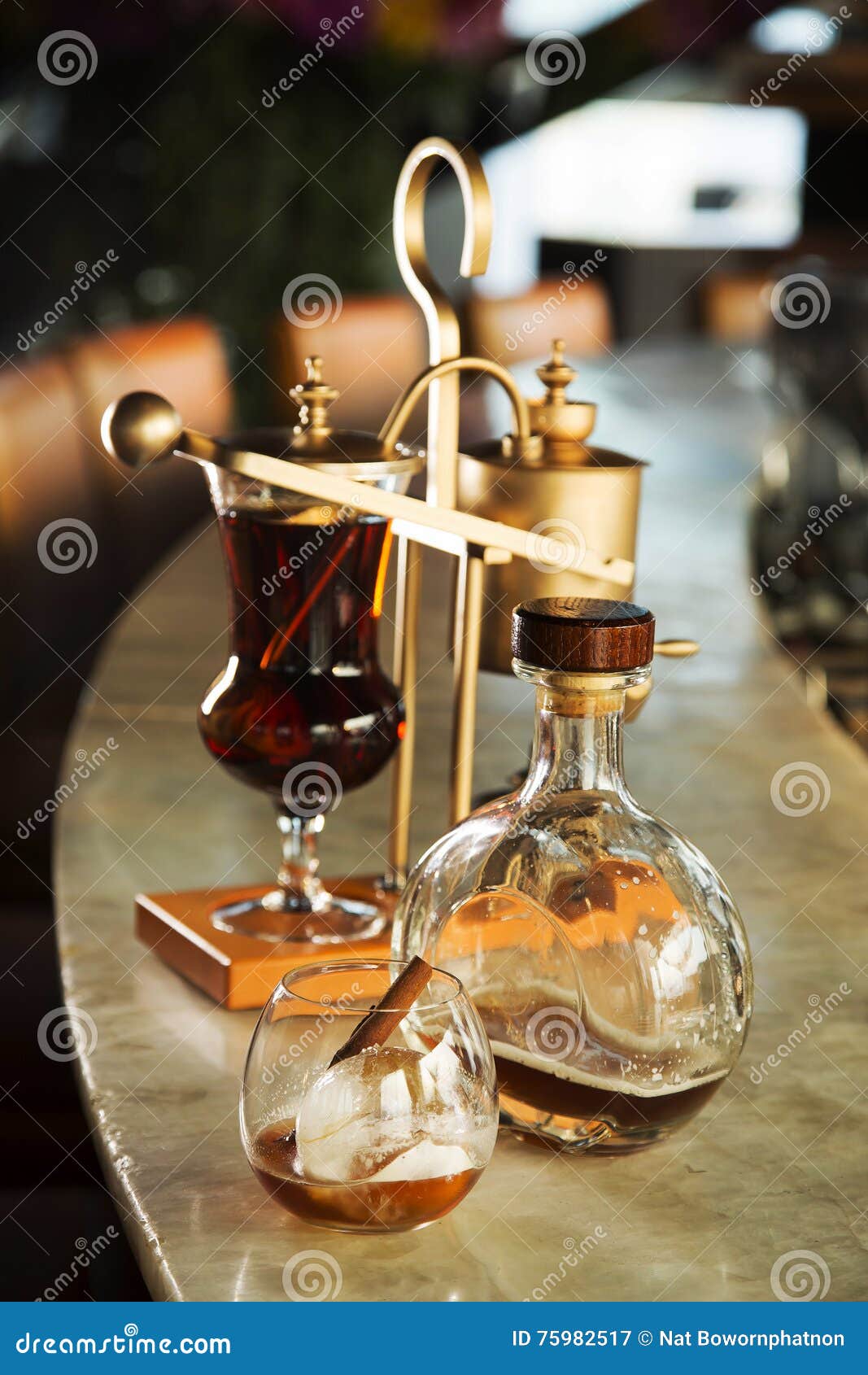 Infusion whiskey cocktail stock image. Image of flavored - 75982517