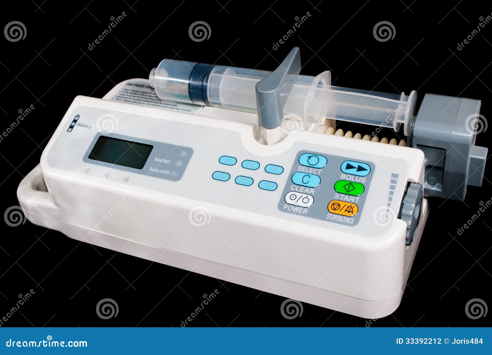 Infusionspumpe stockfoto. Bild von infusion, klinik, getrennt - 33392212