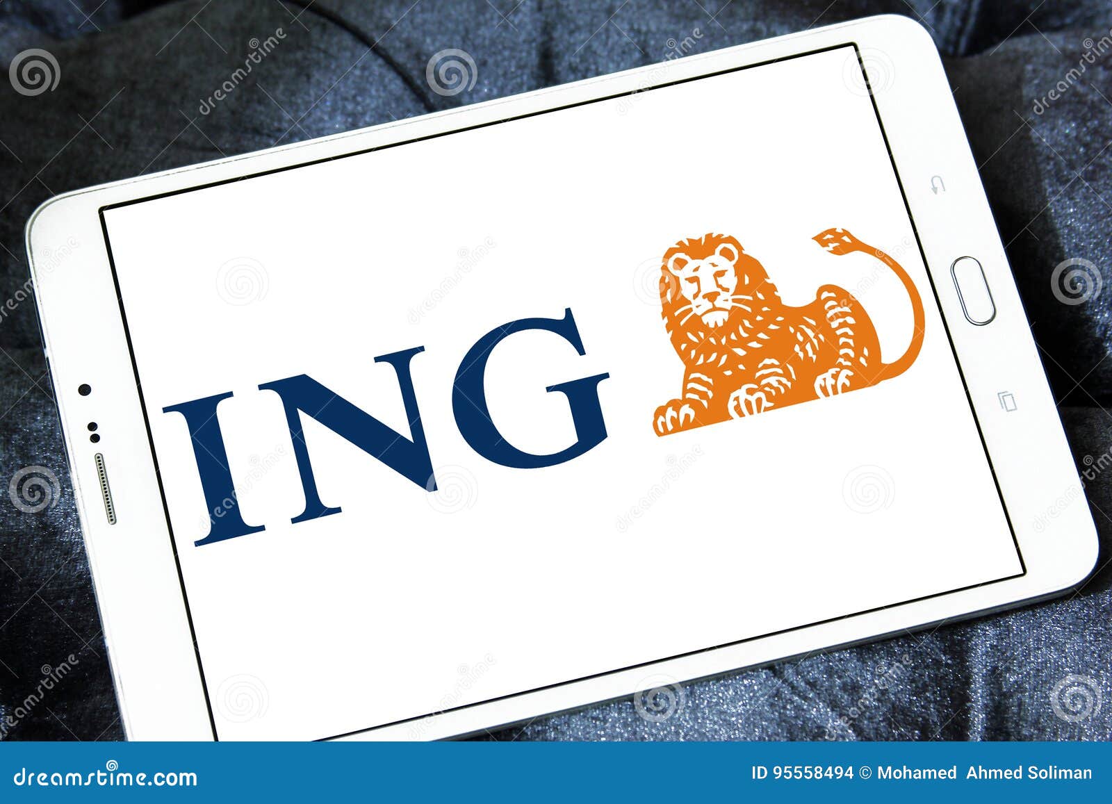 Ing Bank and Insurance Logo Editorial Stock Image - Image of credit ...