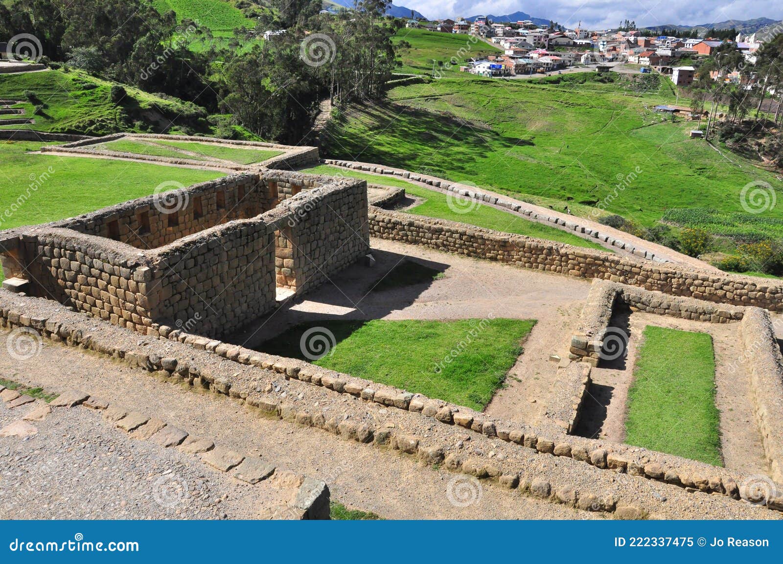 Ingapirca, Ecuador stock image. Image of landmark, building - 222337475
