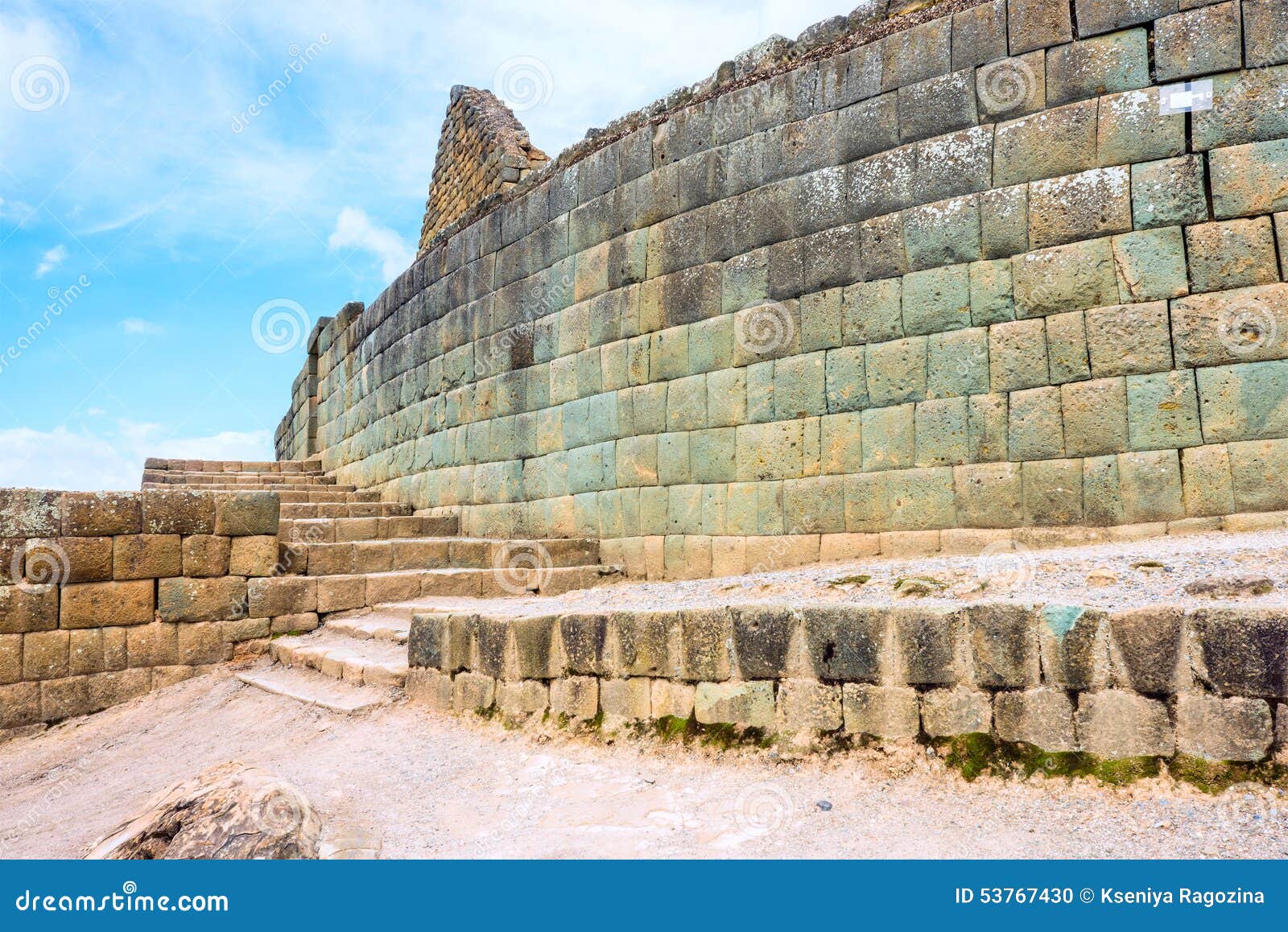 Ingapirca, Largest Known Inca Ruins In Ecuad Stock Photography ...