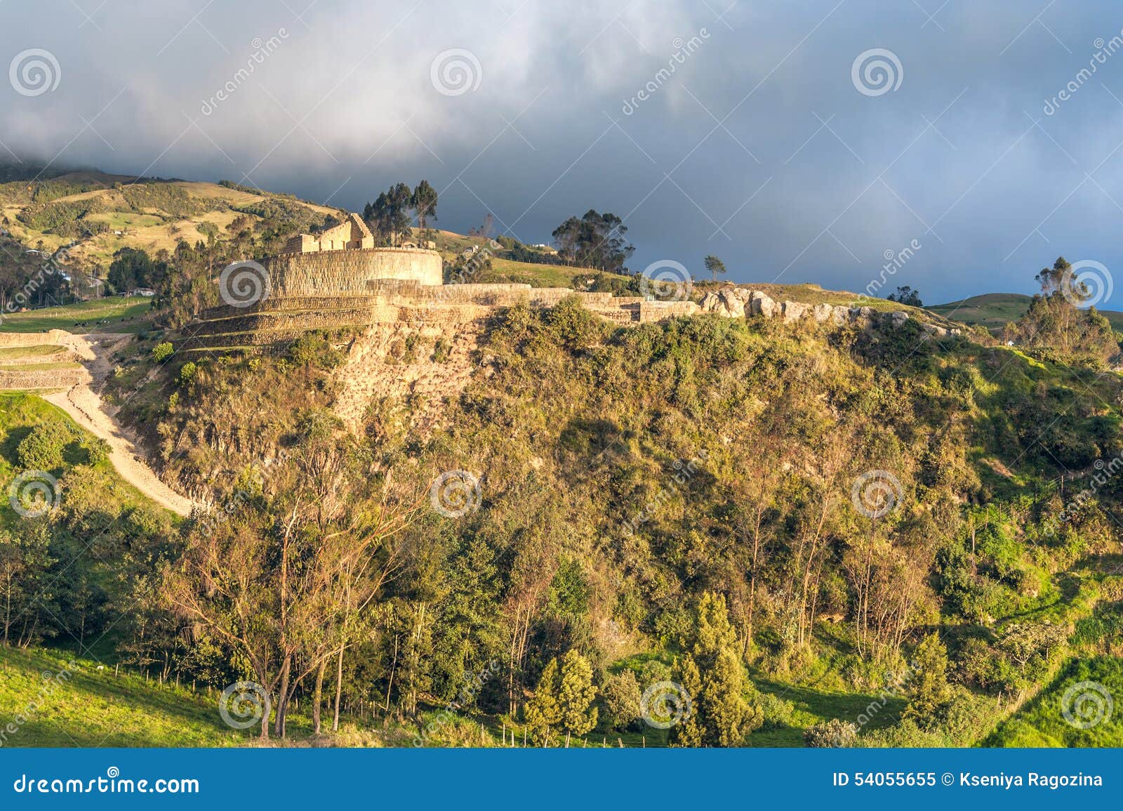 Ingapirca, Largest Known Inca Ruins in Ecuador Stock Image - Image of ...