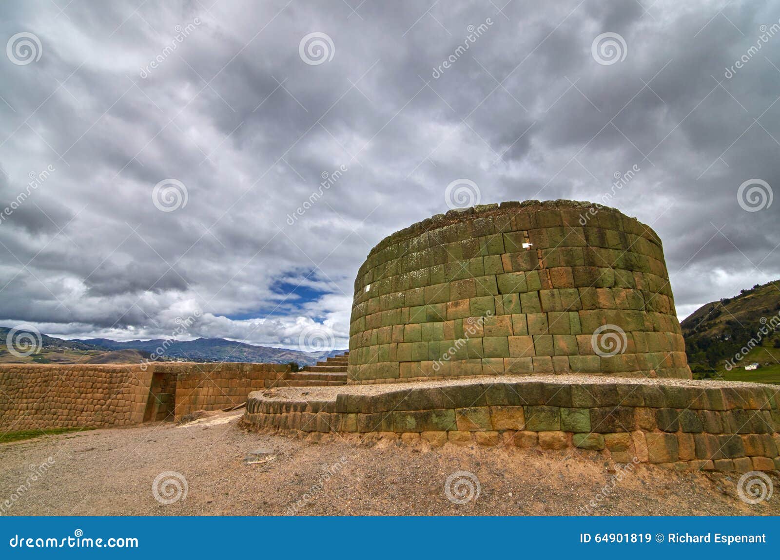 Ingapirca Ruins 2 stock image. Image of religion, ecuadorian - 64901819