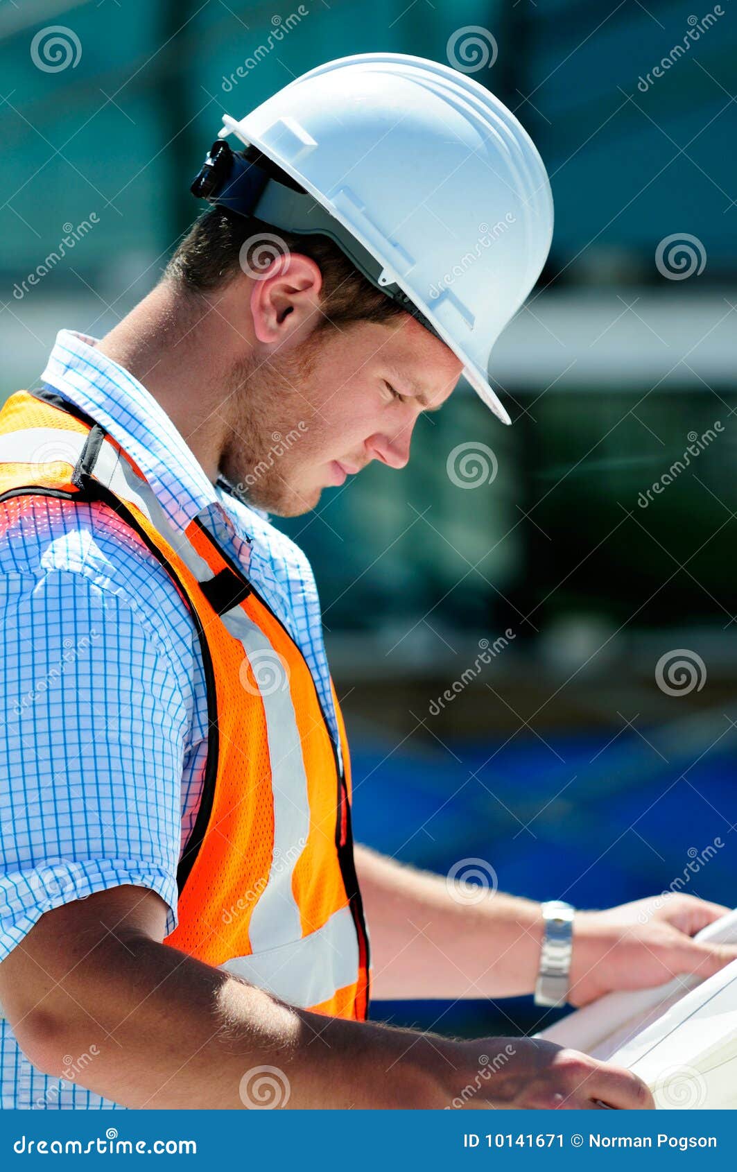 Ingegnere civile immagine stock. Immagine di reale, persona - 10141671