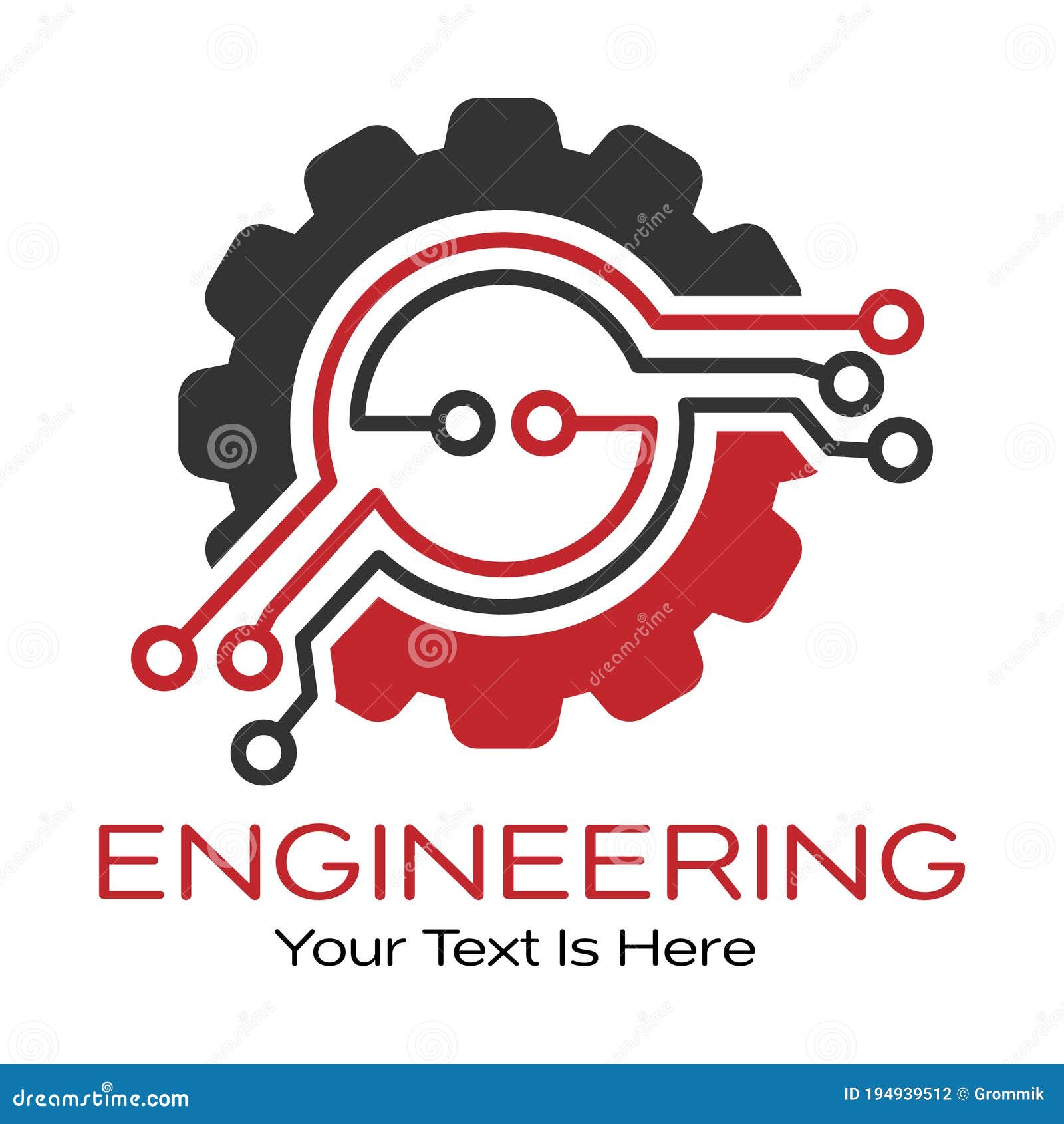 Ingegneria. Logo Tecnico a Colori. Illustrazione Vettoriale Di Un ... Ingegneria. Logo Tecnico a Colori. Illustrazione Vettoriale Di Un ...