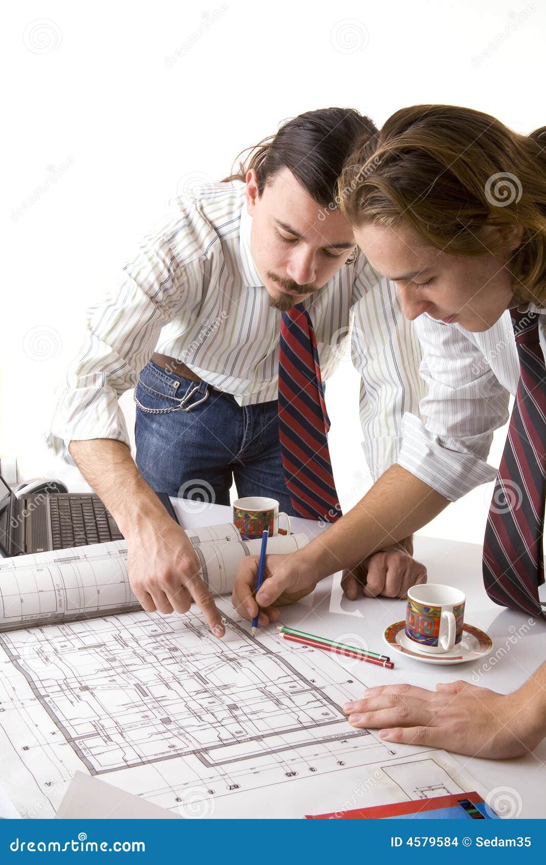 Ingenieure stockfoto. Bild von architektur, menschlich - 4579584