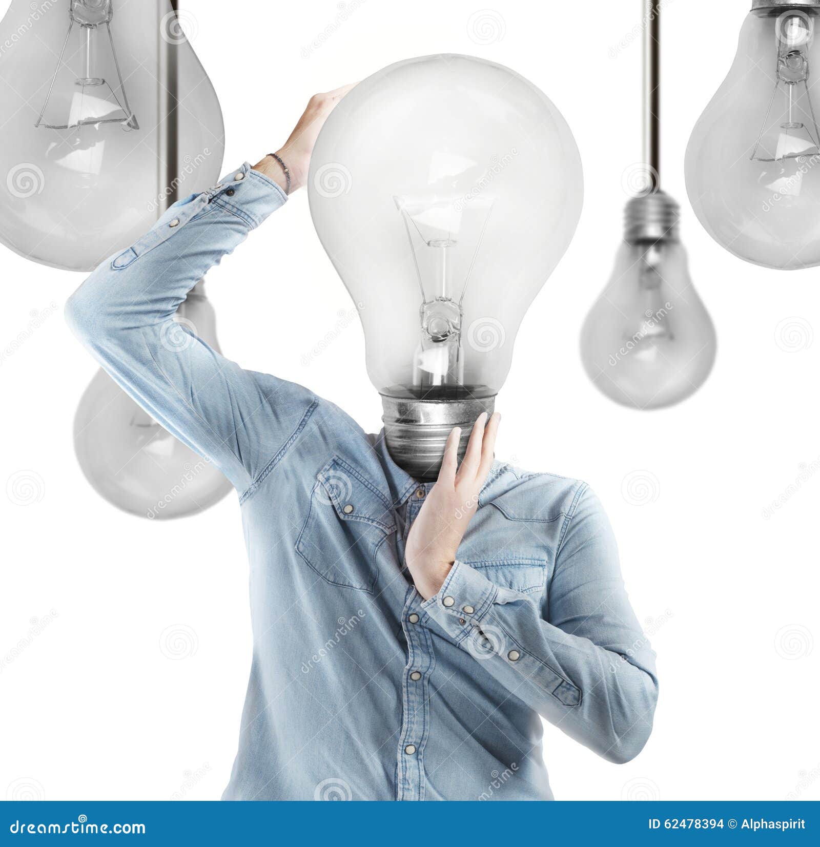 Ingenious head stock photo. Image of businessman, inspiration - 62478394
