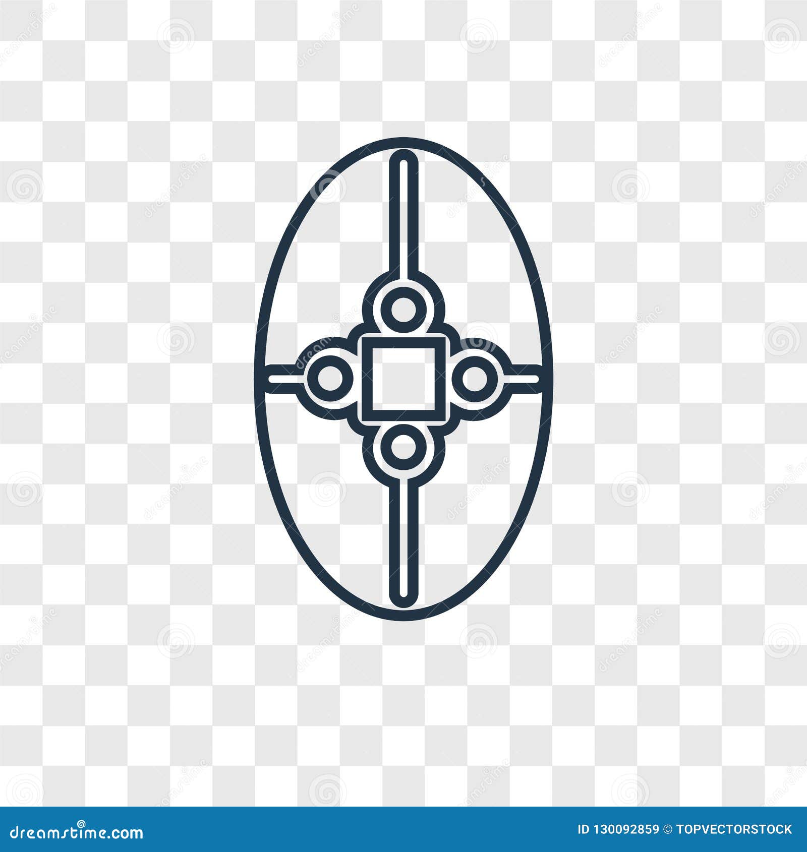 Ingenuity Concept Vector Linear Icon Isolated on Transparent Background ...