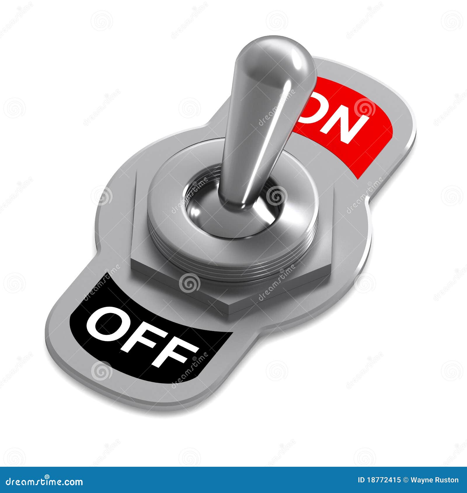 Ingeschakeld stock illustratie. Illustration of gedrag - 18772415