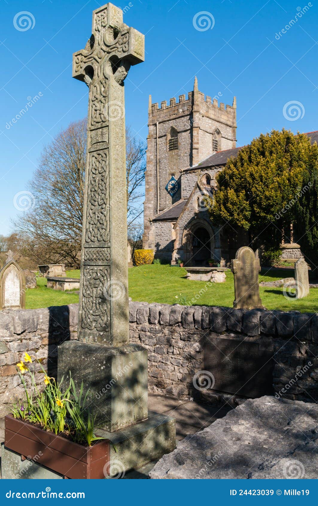 Ingleton Church stock image. Image of north, yorkshire - 24423039