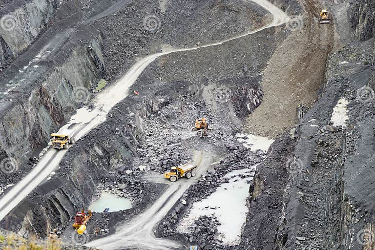 Ingleton Quarry, Yorkshire stock photo. Image of quarrying - 86320928