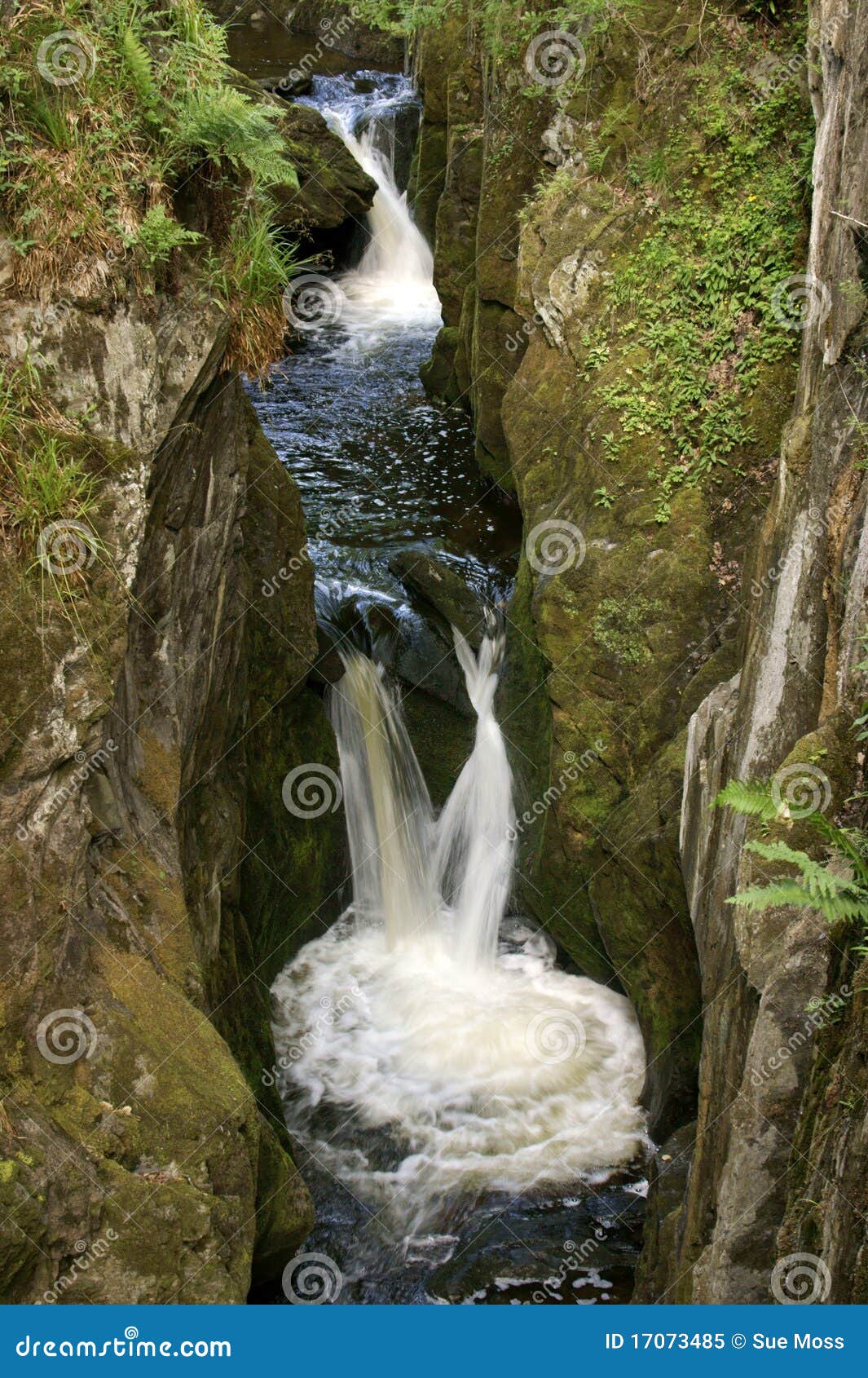 Ingleton Waterfalls Trail stock image. Image of trail - 17073485