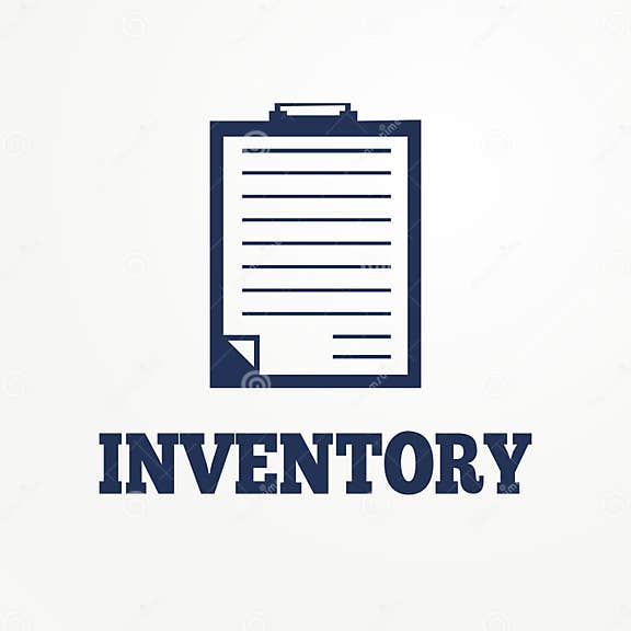 Isolated Inventory List Icon Stock Vector - Illustration of brand ...
