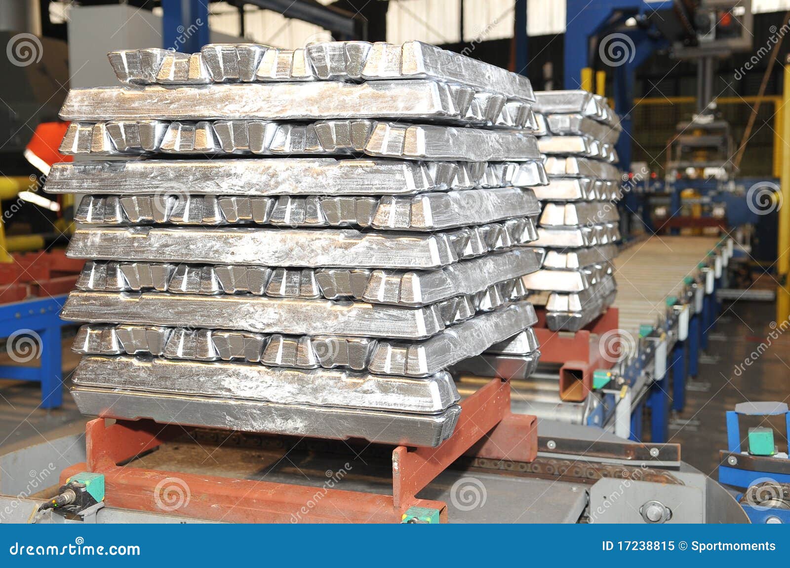 Ingots stock image. Image of waste, profile, yard, works - 17238815