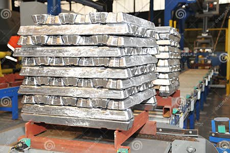 Ingots stock image. Image of waste, profile, yard, works - 17238815