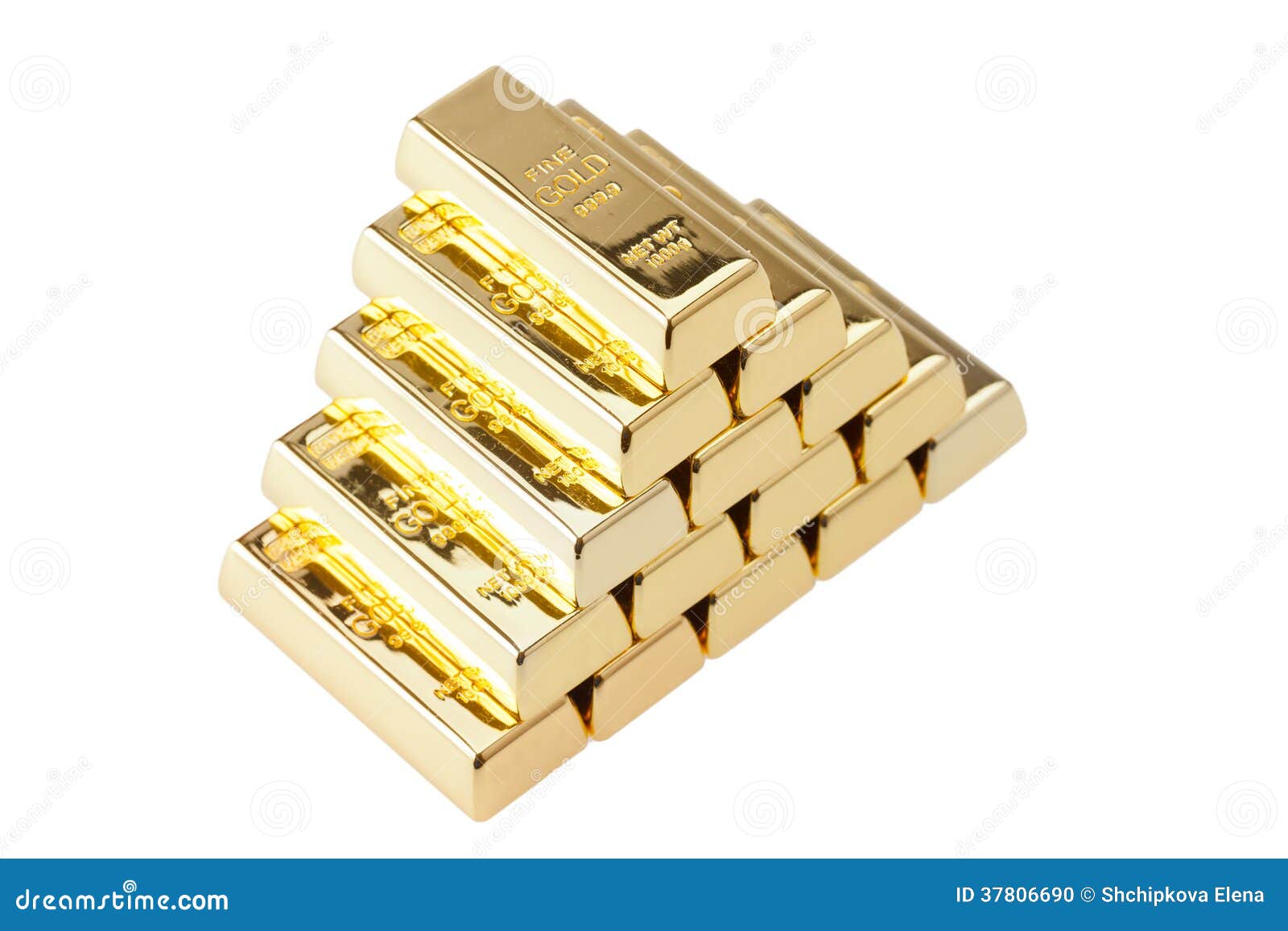 Ingots of gold stock photo. Image of pure, ingot, combined - 37806690