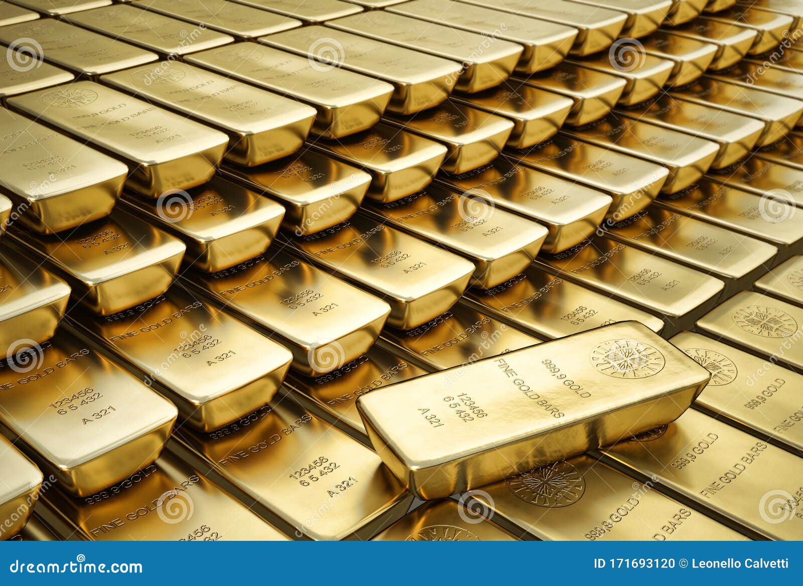 Ingots Of Gold, Set Of Gold Gradients, Golden Squares Collection ...