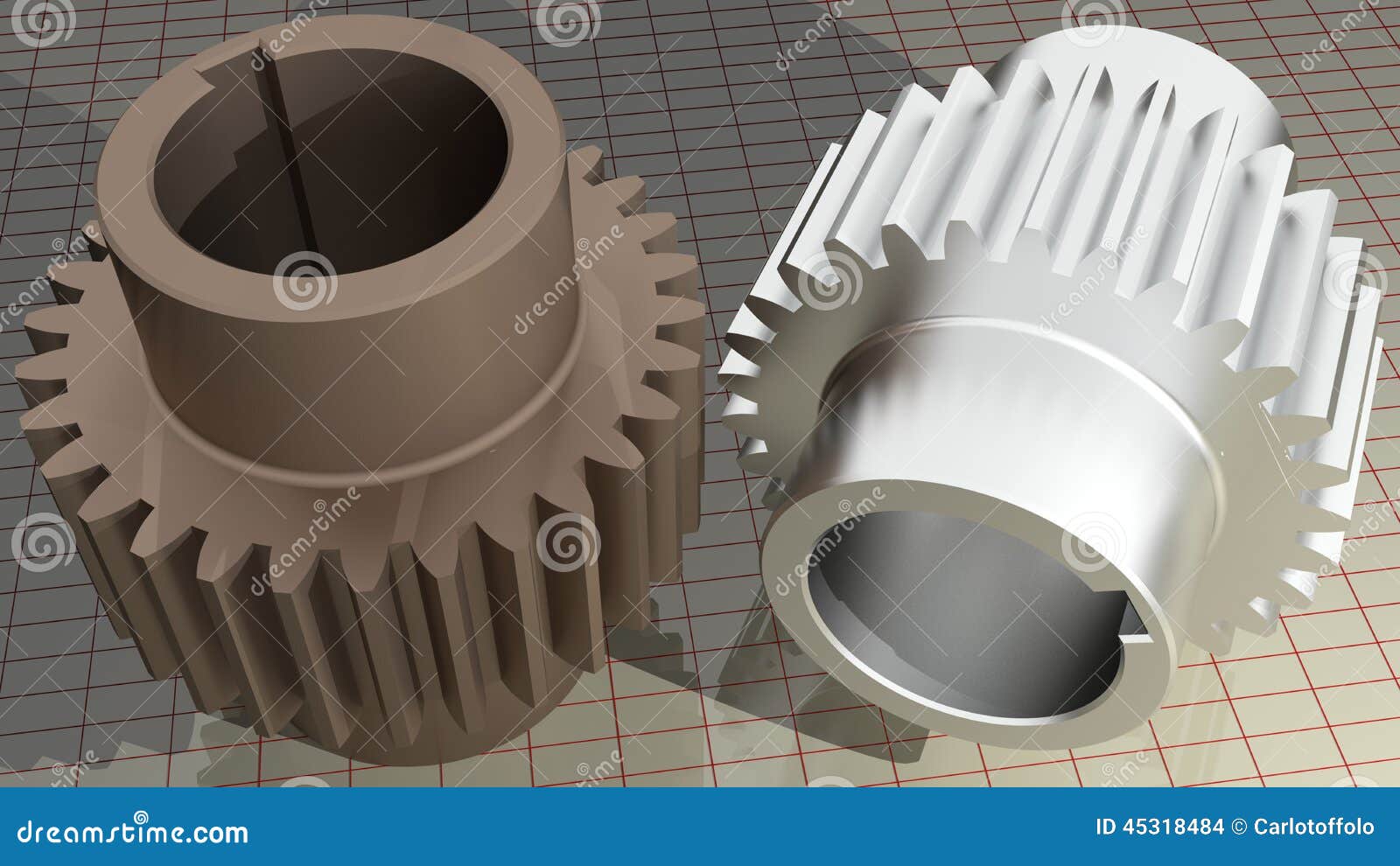 Ingranaggi - ruote dentate illustrazione di stock. Illustrazione di ...