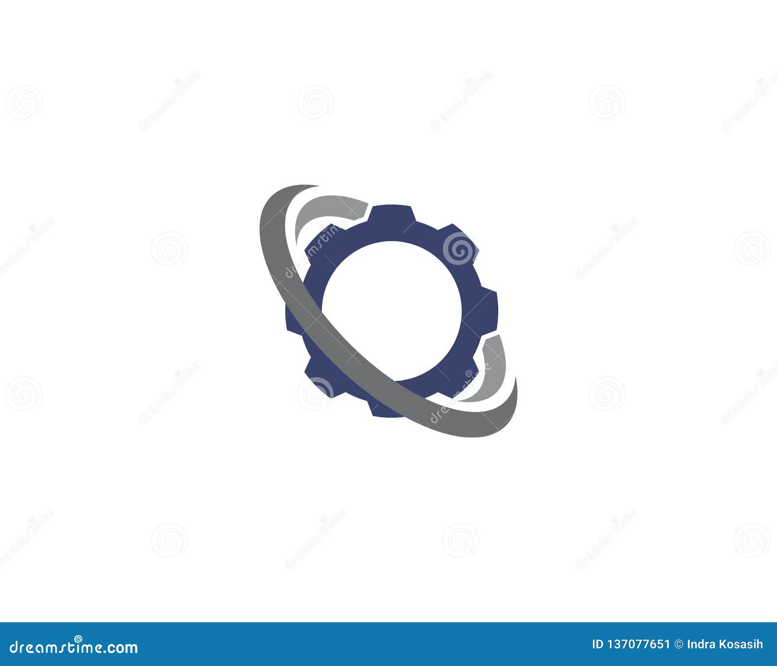 Ingranaggio Logo Template illustrazione vettoriale. Illustrazione di ...