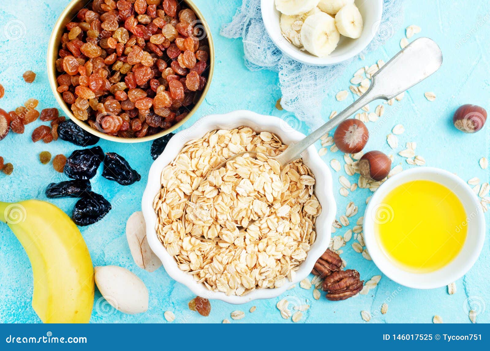 Ingrediants for breakfast stock image. Image of chia - 146017525