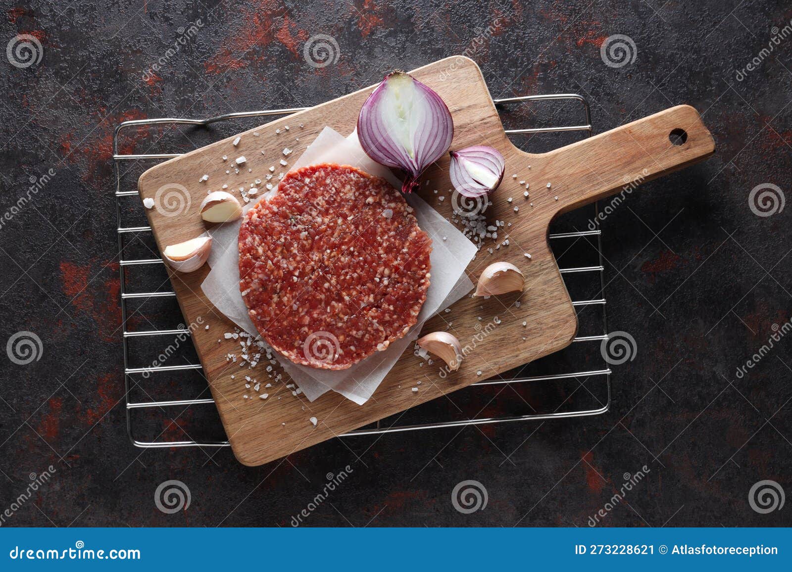 Ingredient for Cooking Grilled Meat - Ground Meat Stock Image - Image ...