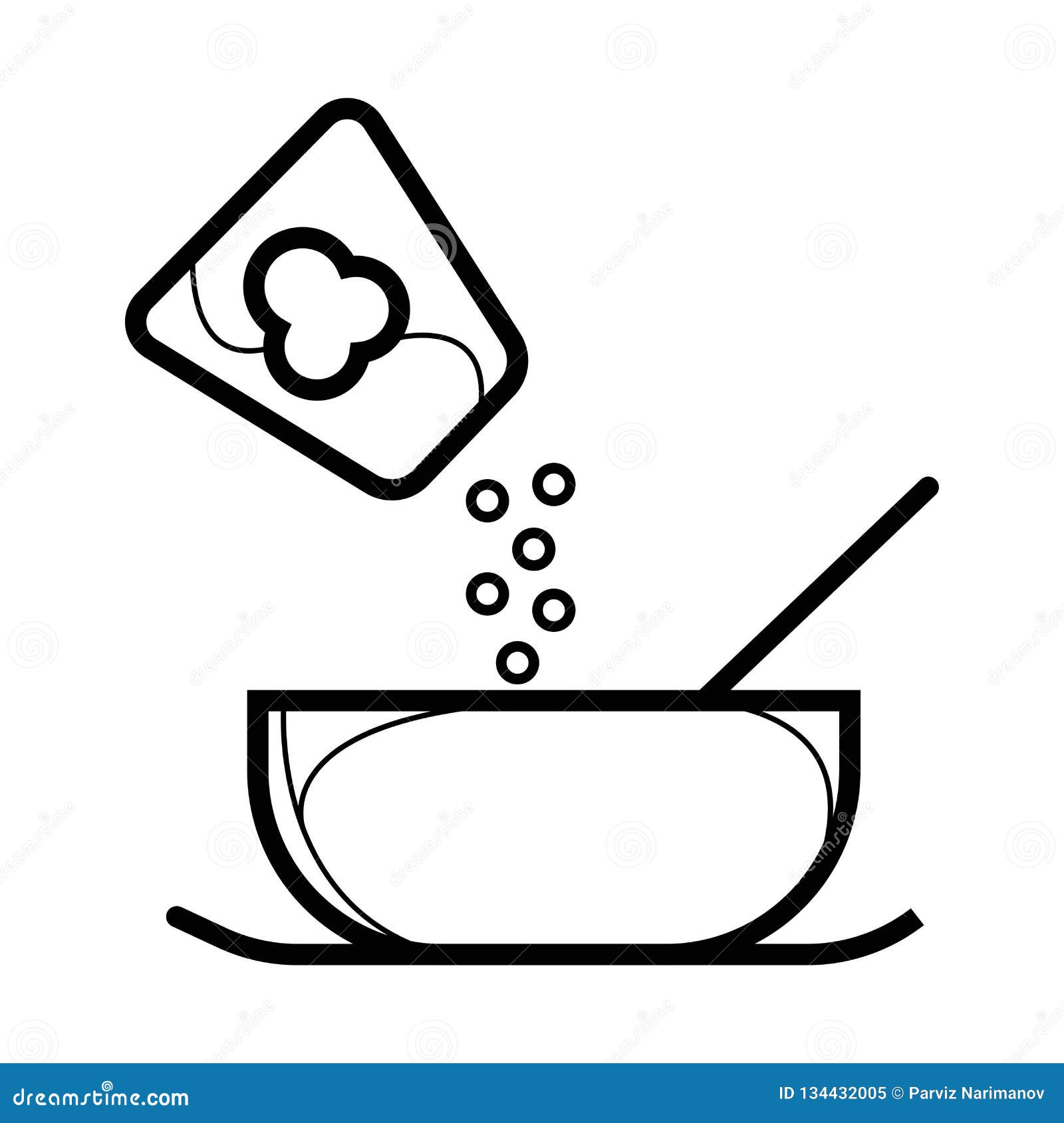 Ingredient icon vector stock vector. Illustration of cuisine - 134432005