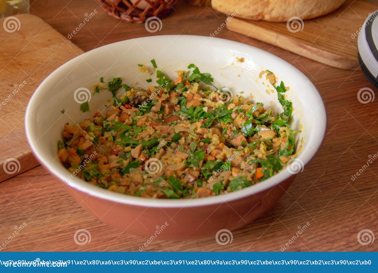 Ingredientes Para Hacer Chuletas De Cerdo De La Seta Foto de archivo ...