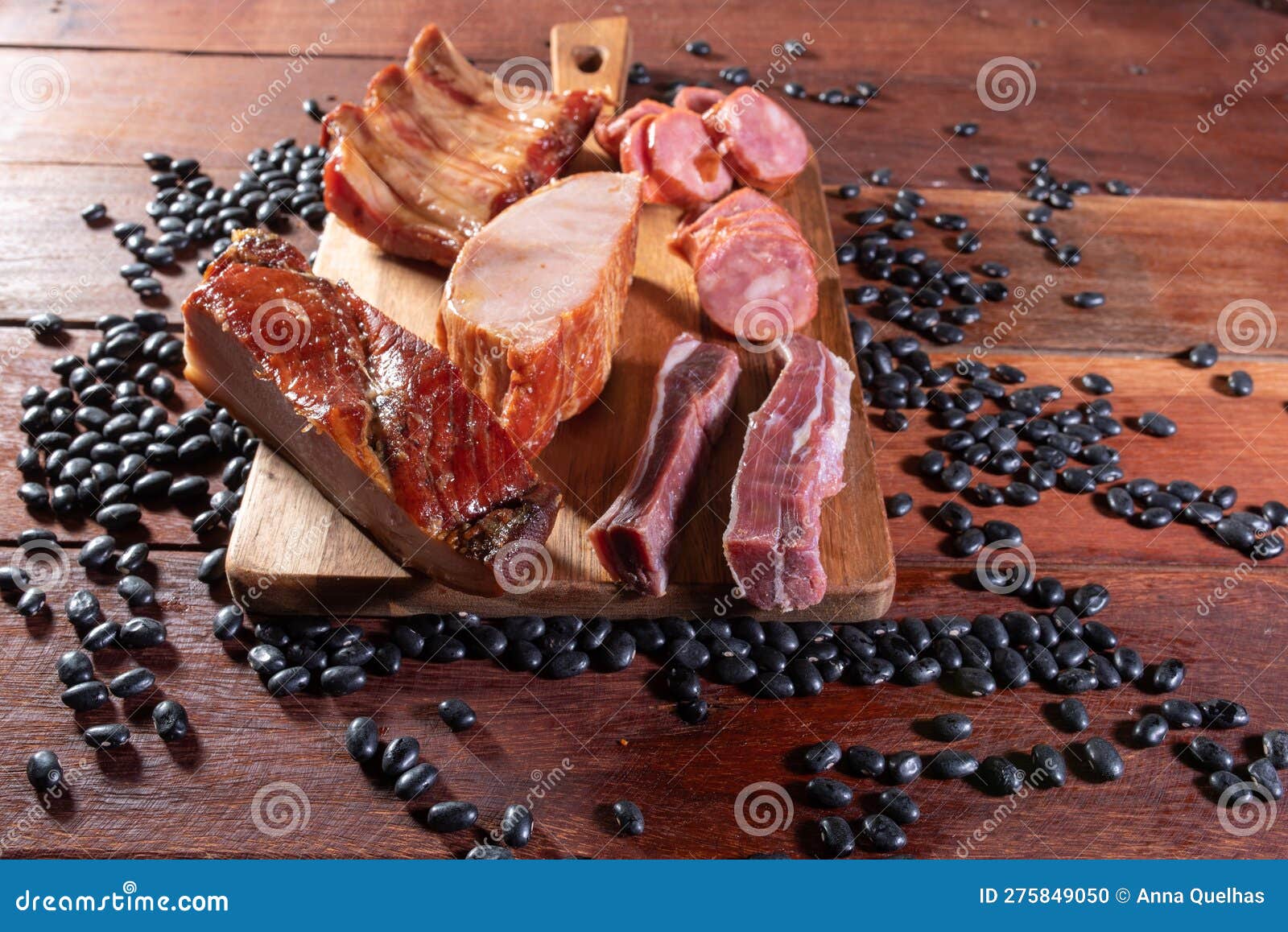 Ingredients for Brazilian Traditional Food Feijoada Stock Photo - Image ...