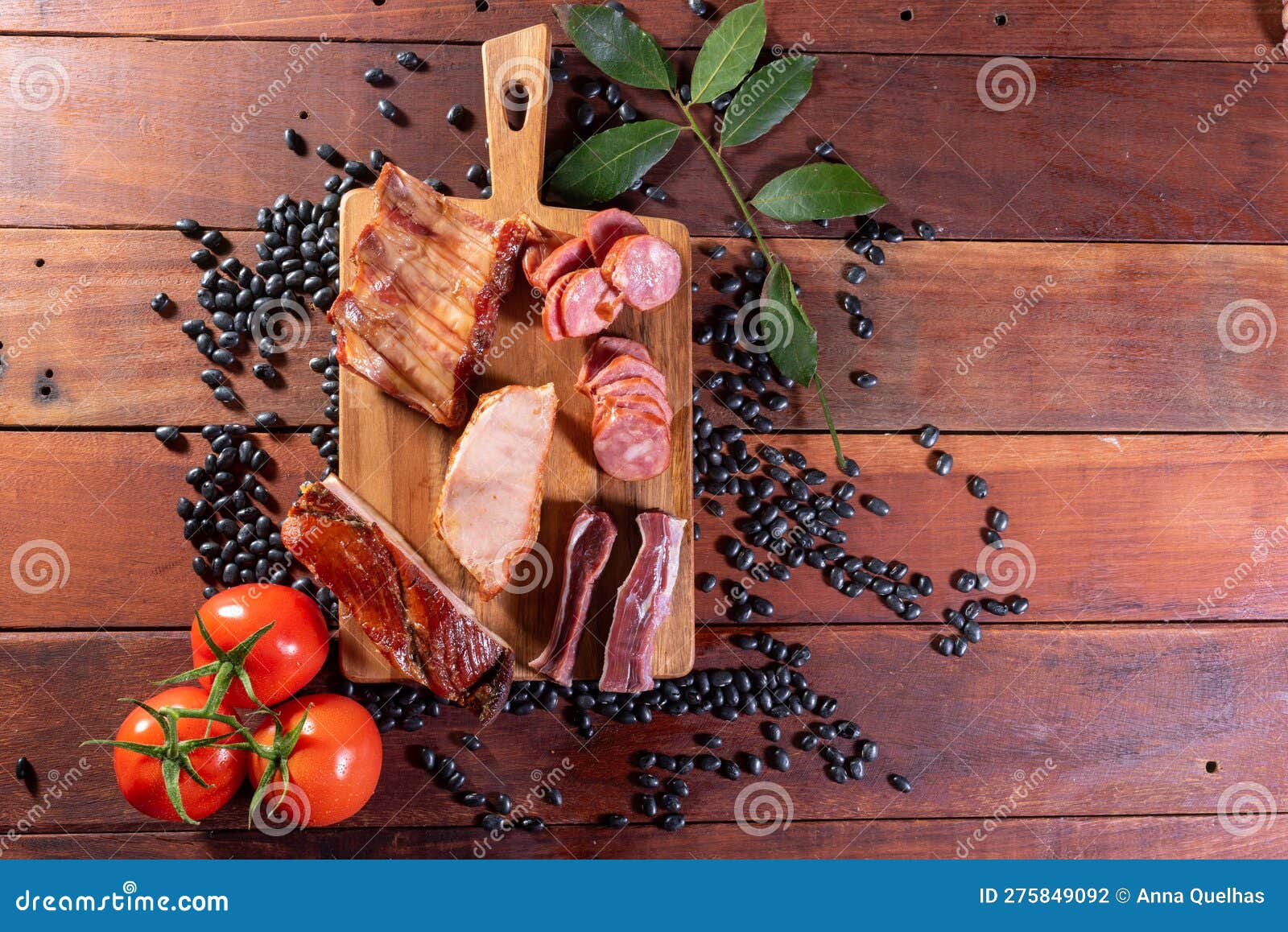 Ingredients for Brazilian Traditional Food Feijoada Stock Photo - Image ...