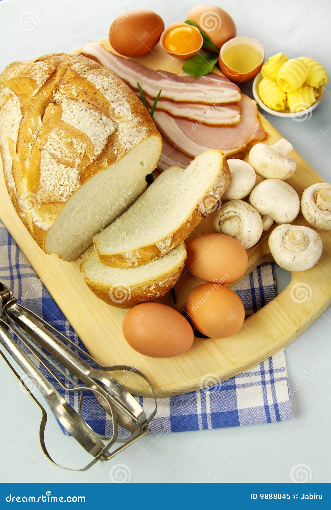 Ingredients for Breakfast stock image. Image of dining - 9888045