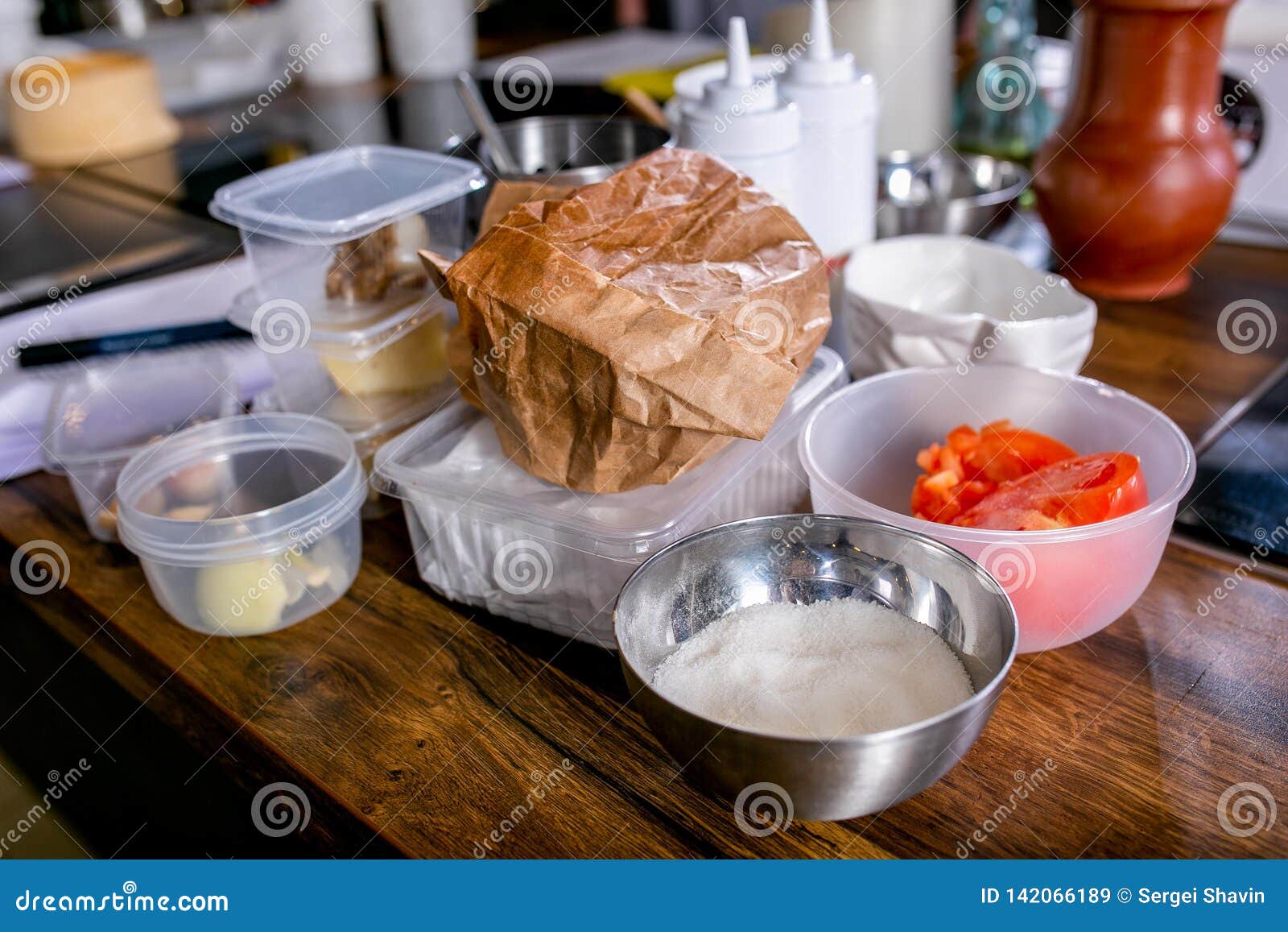 Ingredients for Cooking in Boxes. Master Class in the Kitchen. the ...