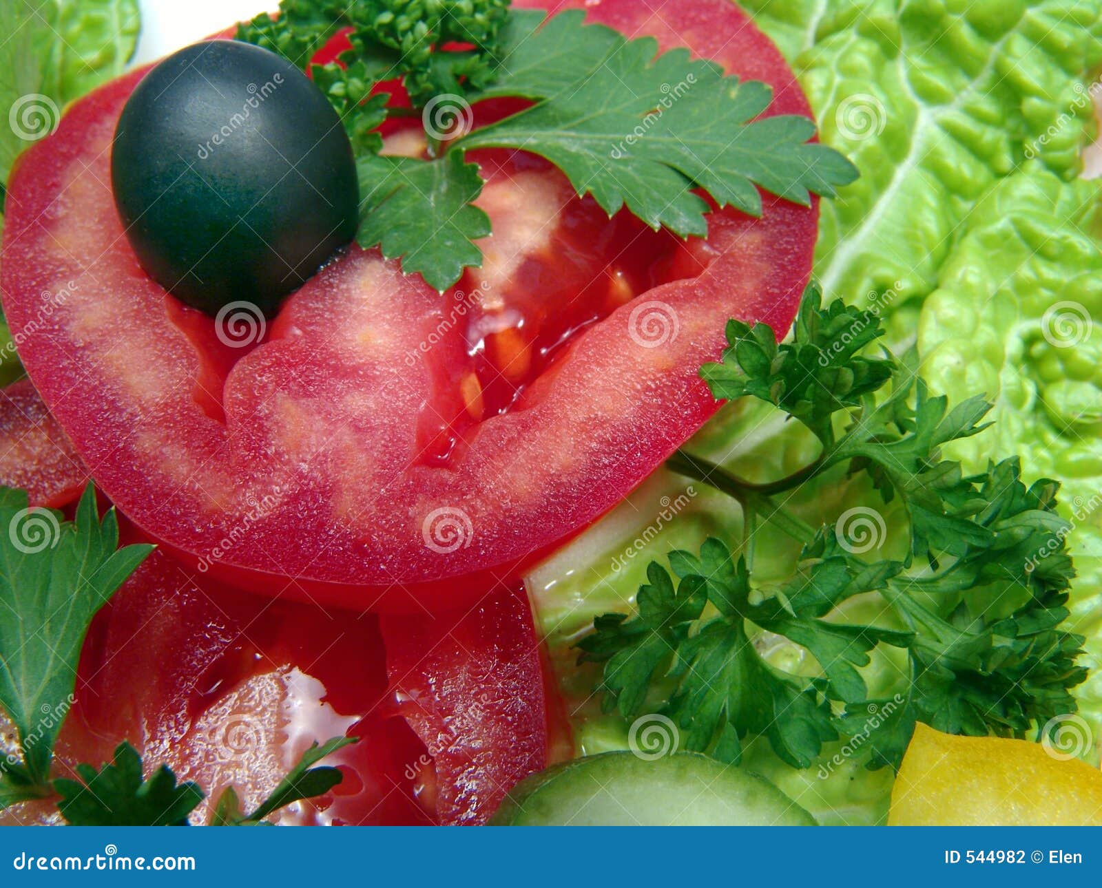 Ingredients dietic salad stock photo. Image of green, pepper - 544982