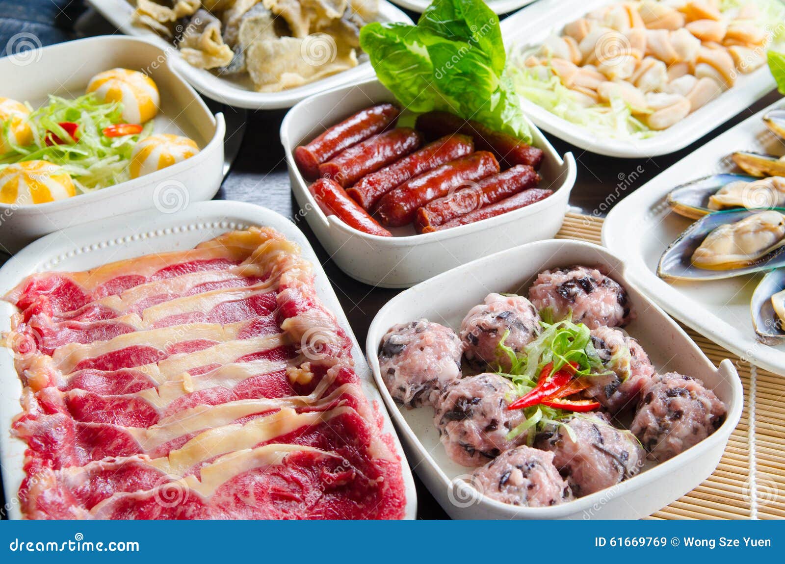 Ingredients for Hot Pot Cook Stock Image - Image of ingredient ...