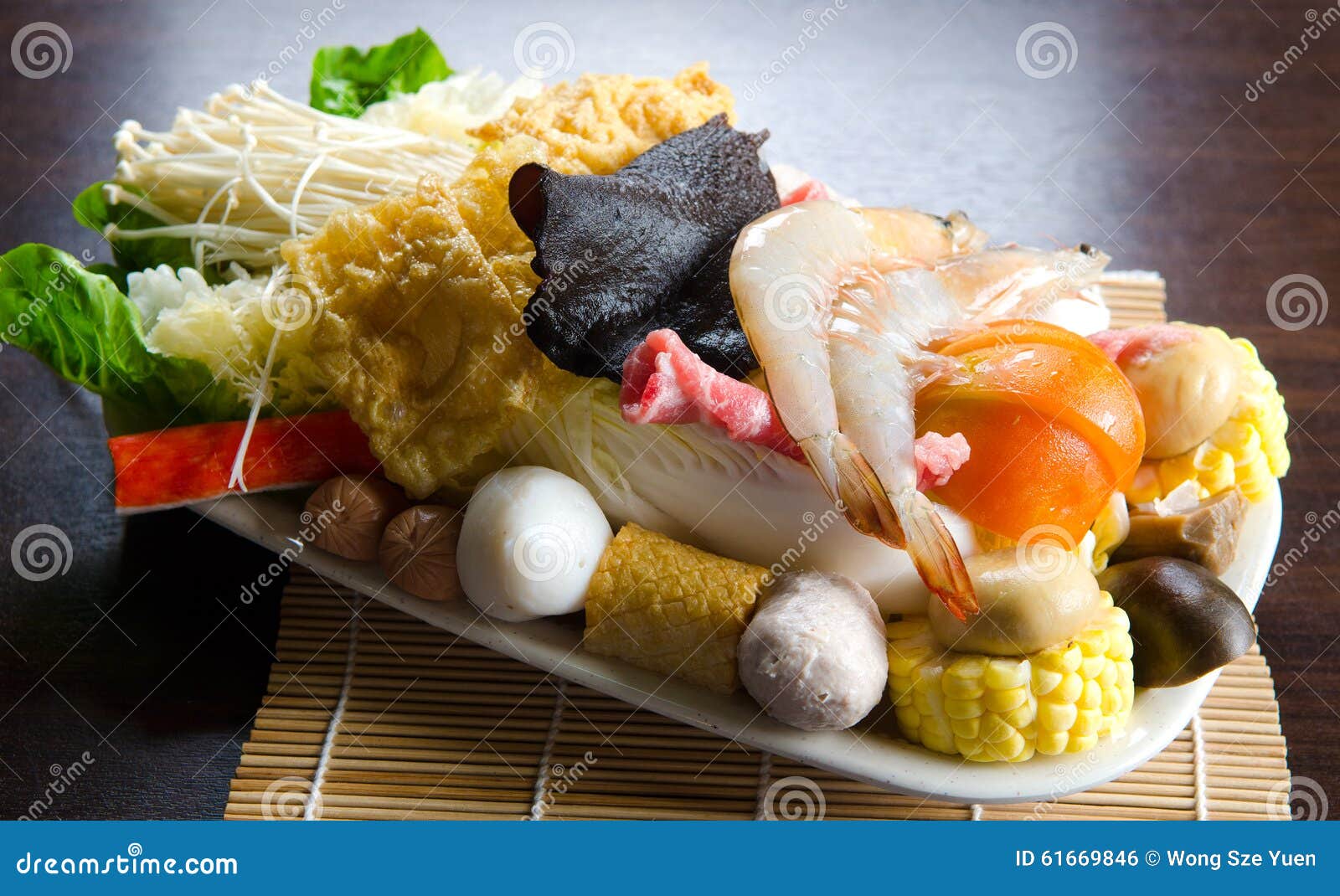 Ingredients for Hot Pot Cook Stock Photo - Image of menu, choices: 61669846