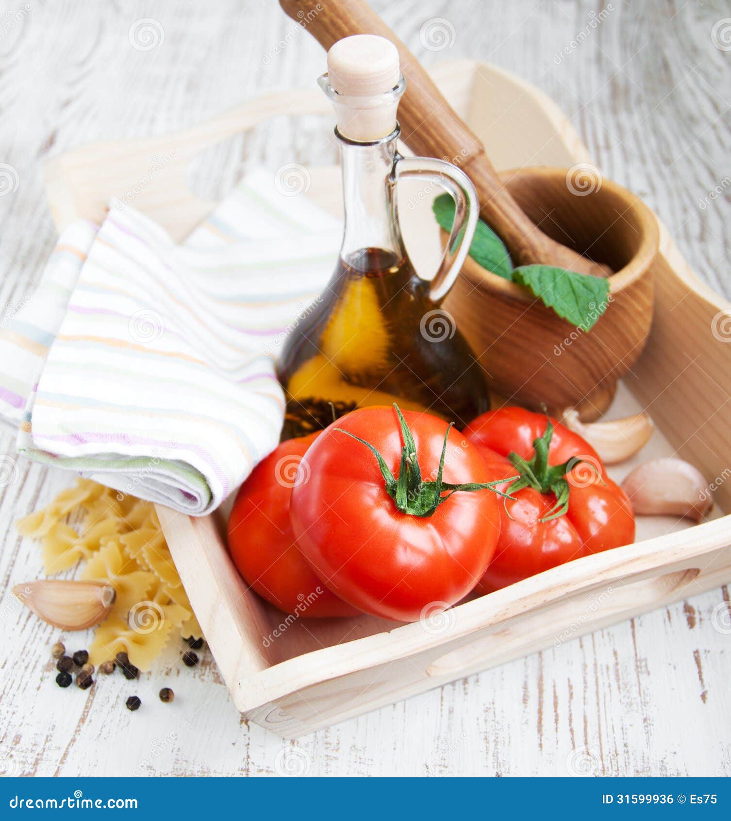 Ingredients for an Italian Meal Stock Photo - Image of meal, food: 31599936
