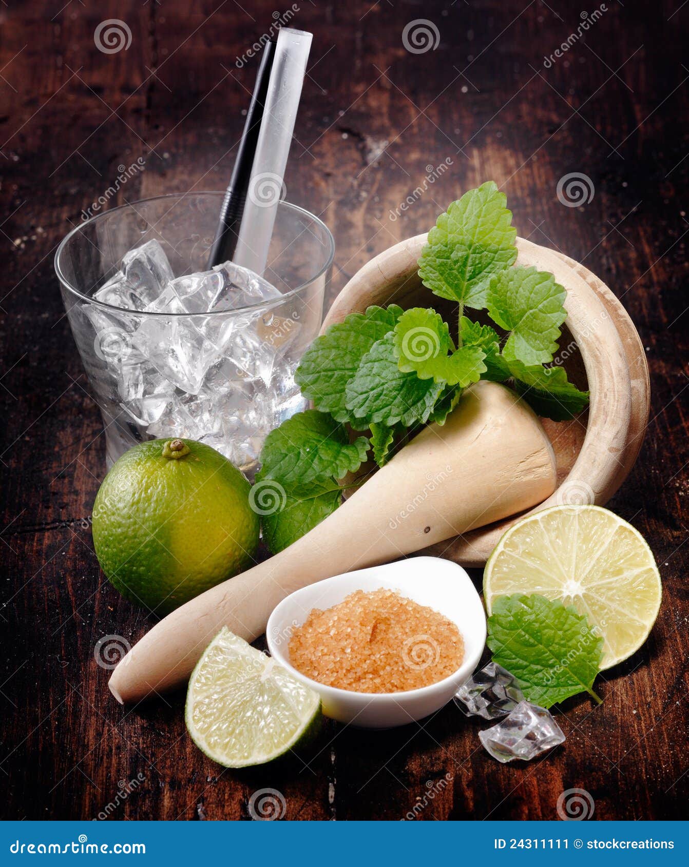 Ingredients for Mojito stock image. Image of mojto, party - 24311111