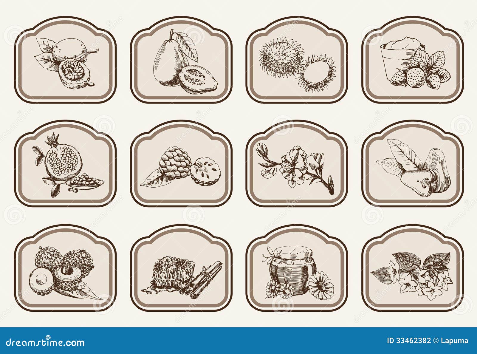 Ingredients for Natural Cosmetics Stock Vector - Illustration of ...