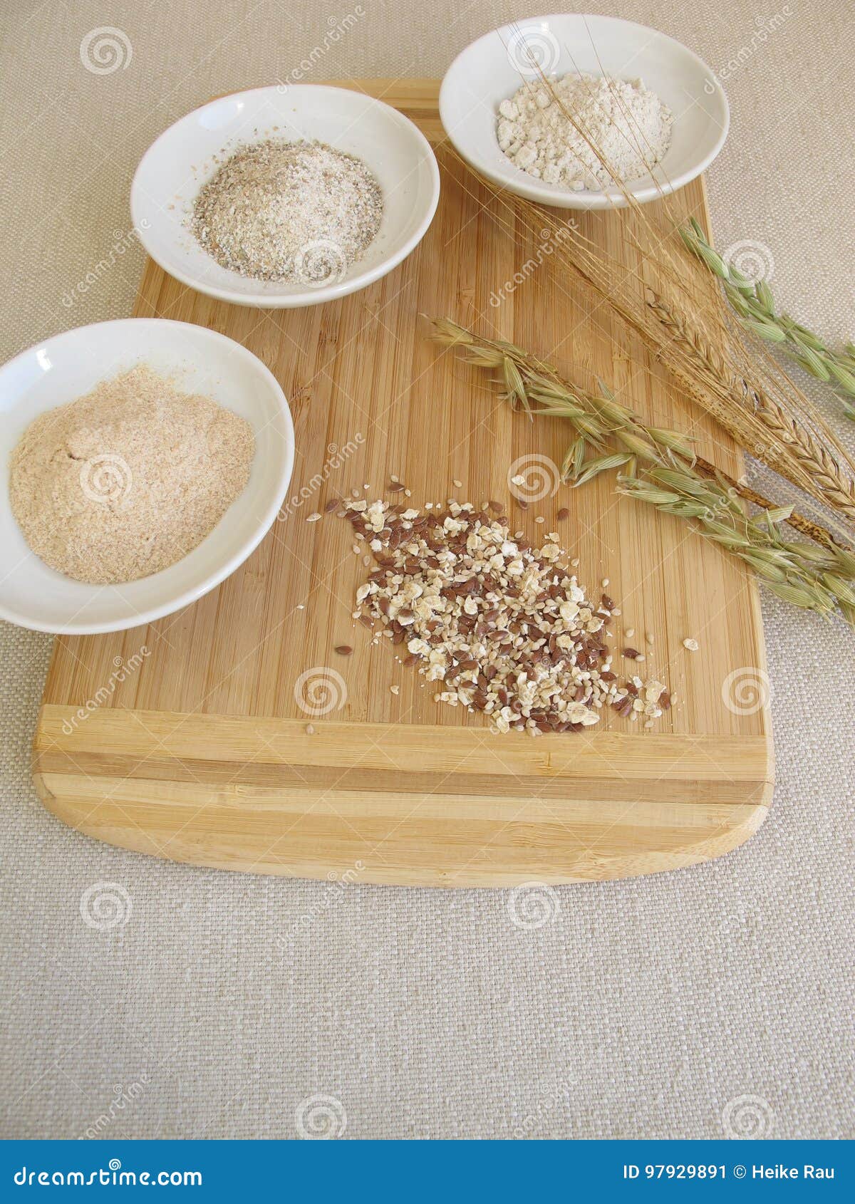 Ingredients for Rye Bread with Rye Flour, Groats, Sourdough and Seed ...
