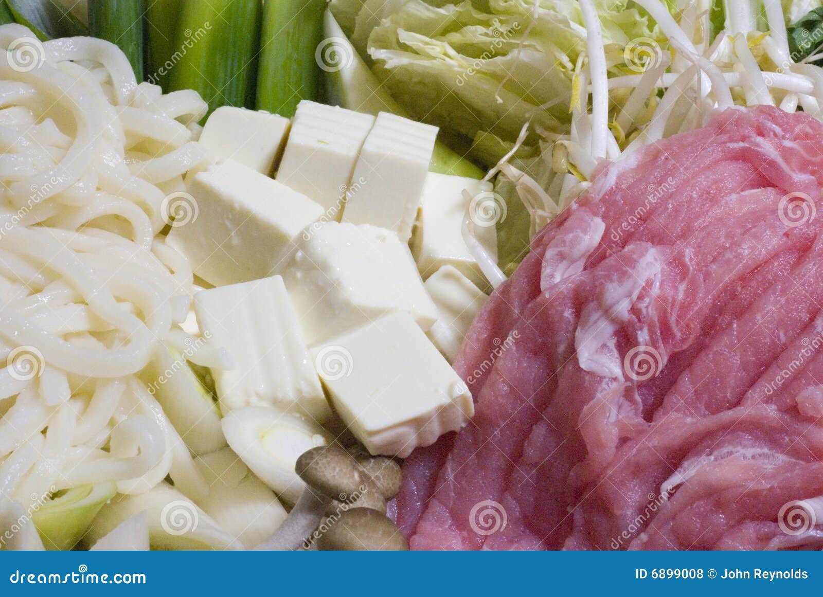 Ingredients for Shabu-shabu Stock Photo - Image of pork, shabu: 6899008