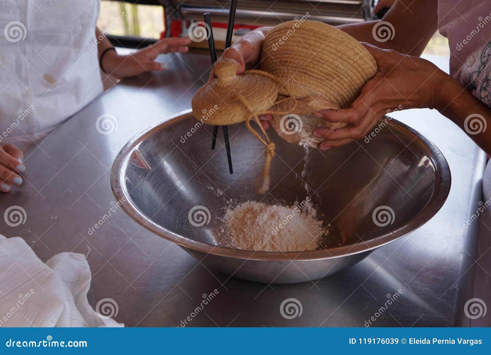Ingredients for Making Bread Stock Image - Image of environment, bowl ...