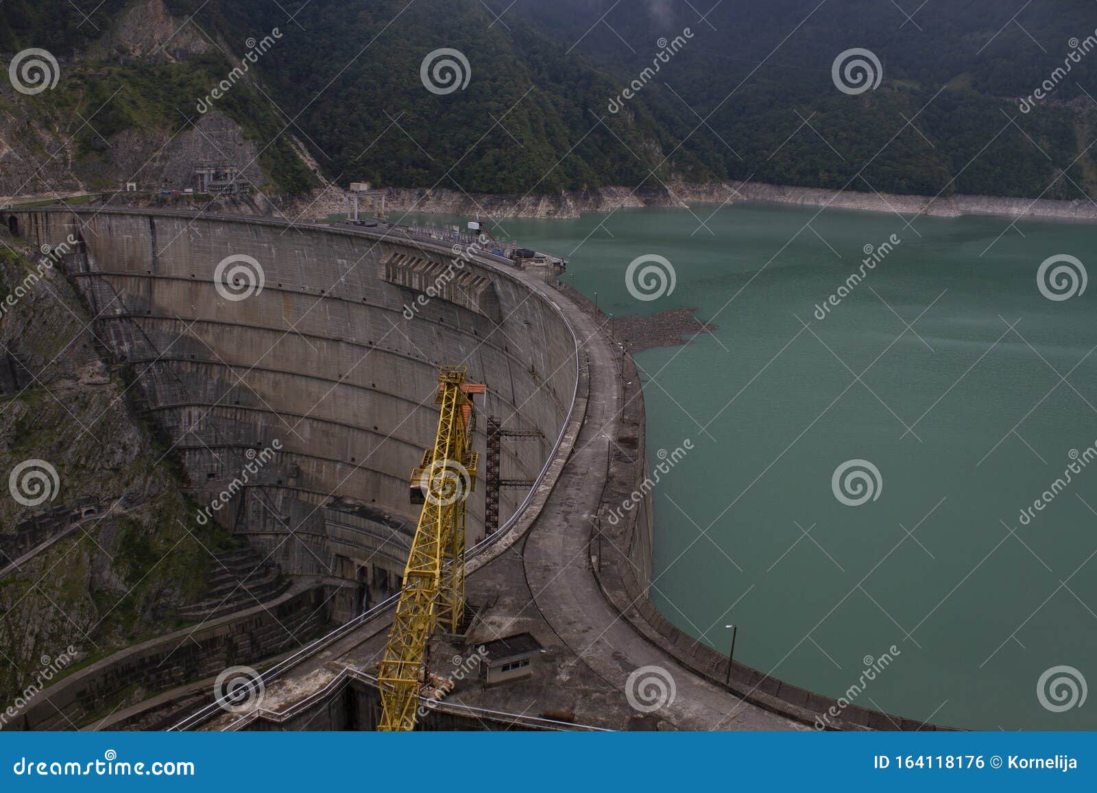 The Inguri Dam in Georgia stock photo. Image of power - 164118176