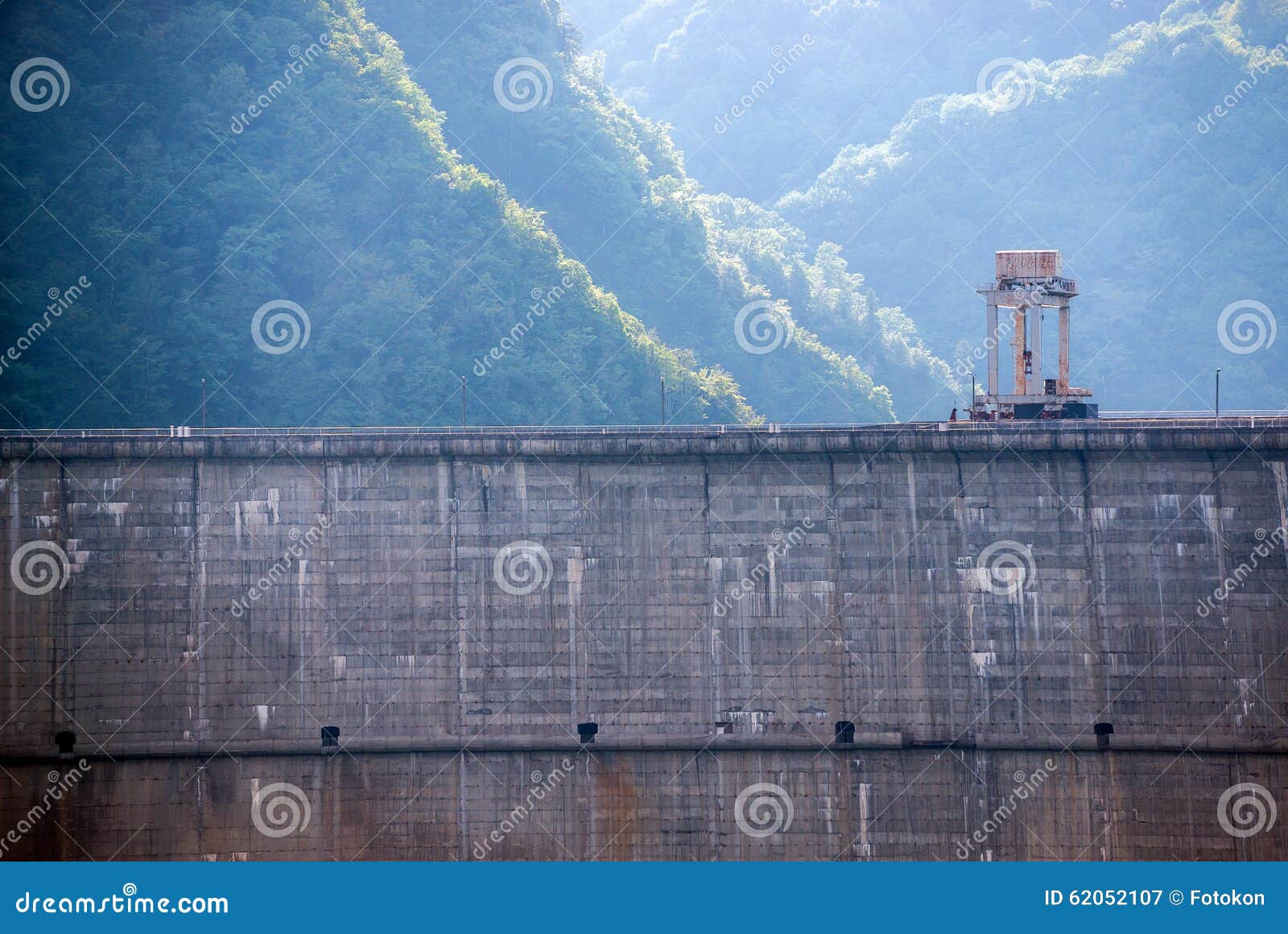 Inguri dam in Georgia stock image. Image of eurasia, hydroelectric ...