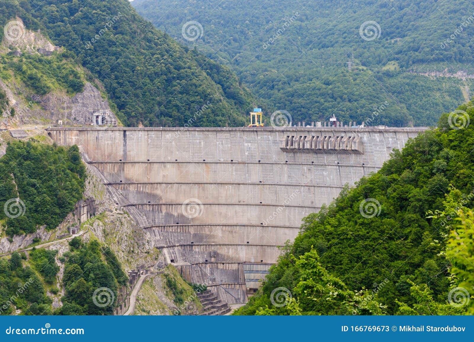 The Inguri Dam Is A Hydroelectric Dam On The Inguri River In Georgia ...