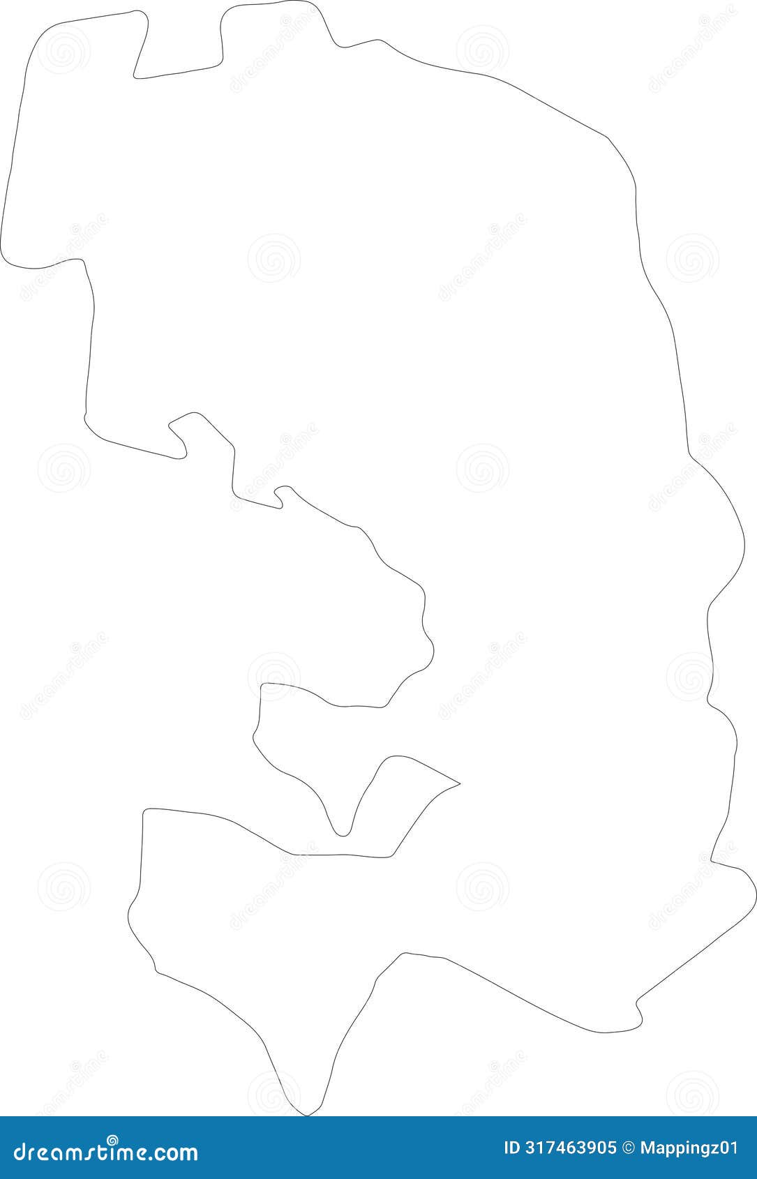 Ingush Russia outline map stock illustration. Illustration of region ...