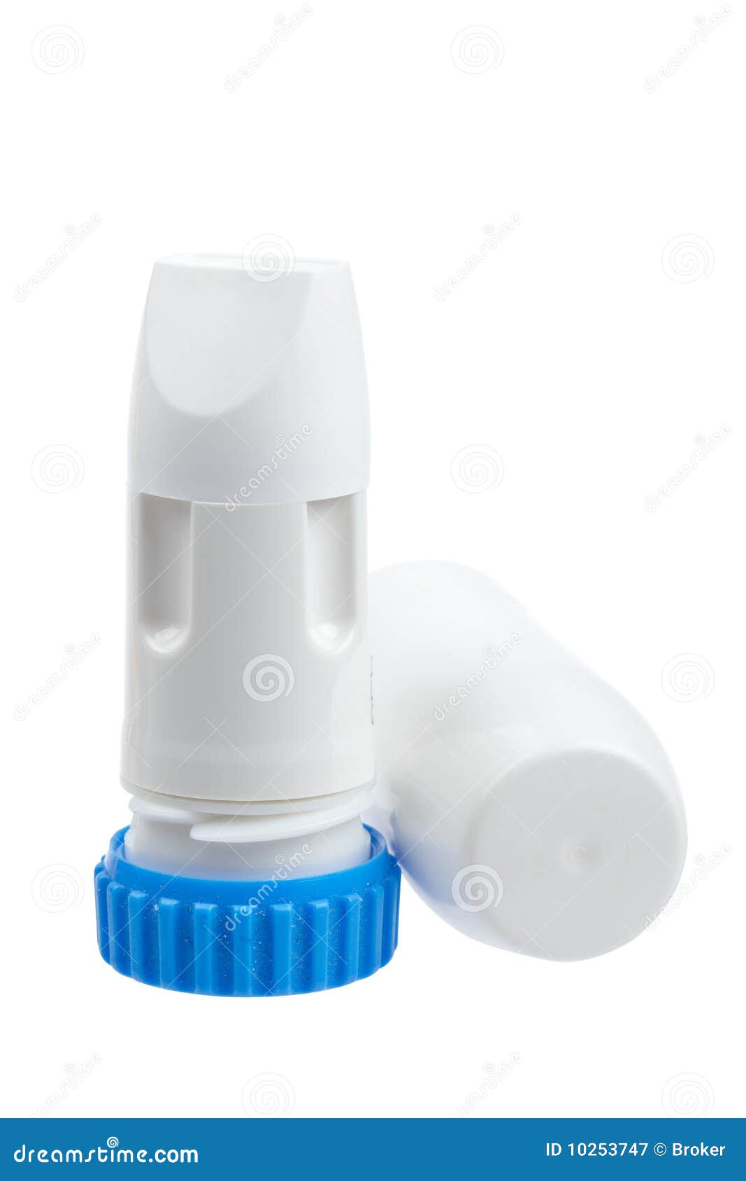 Inhalateur d'asthme image stock. Image du ordonnance - 10253747